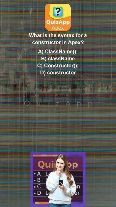 Apex What Is The Syntax For A Constructor In Apex Youtube