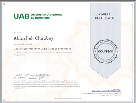 Abhishek Chaubey On Linkedin Digitalsystems Coursera Continuouslearning Careerdevelopment