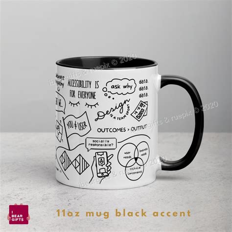 UX UI Designer Doodle Gift Mug Product User Experience Etsy