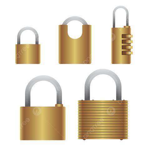 Different Types Vector Hd PNG Images Different Types Of Vector Locks Safety Security Lock
