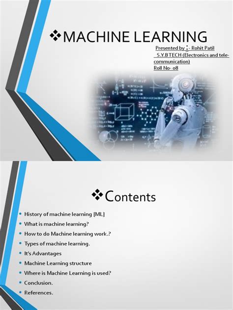 Machine Learning From Rohit Pdf Machine Learning Cognition