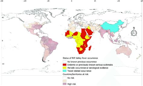 Global Rift Valley Fever Rvf Occurrence There Are Discrepancies Download Scientific Diagram