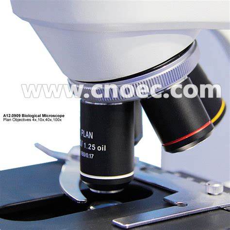 Compensation Binocular Optical Microscope Led Illumination Microscopes A12 0909