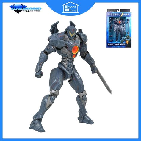Pacific Rim 2 Gipsy Avenger Action Figures Original Diamond Select Toys