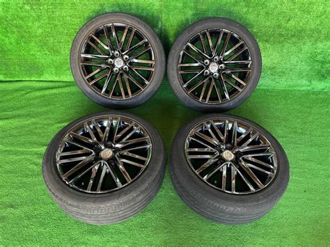 【目立った傷や汚れなし】トヨタ クラウン アスリート マジェスタ 225 45r18 18インチ Grs210 Grs211 Grs214