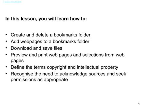Icdl Computer And Online Essentials Lesson10 2pptx