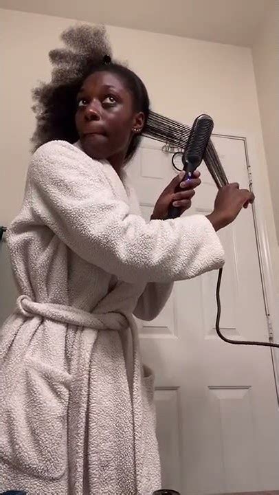 살짝 빗어 주면 곱슬머리는 생머리로 변신 1분만에 다양한 헤어스타일 완성 Youtube