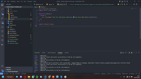 How To Add Light And Dark Theme Toggle To A Nextjs App Using