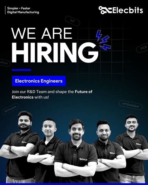 Hiringnow Engineeringjobs Firmwareengineer Hardwareengineer Elecbits