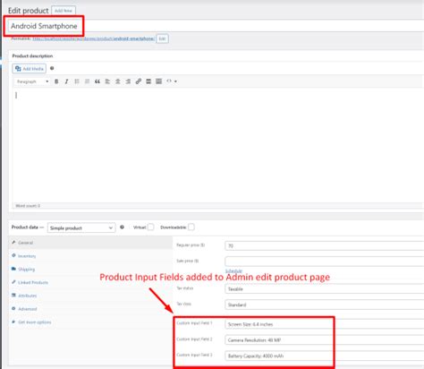 How To Add Product Input Field To Admin Interface Of Woocommerce