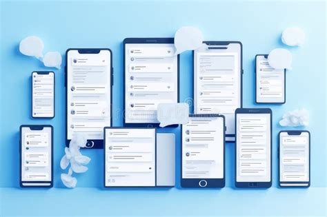 Messaging Interfaces Stock Illustration Illustration Of Communication Messaging Interfaces Stock Illustration Illustration Of Communication