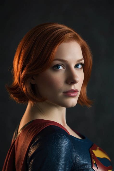 Redhead Supergirl By Darkmonster1238 On Deviantart