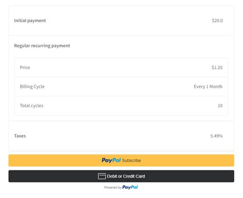 Wp Paypal Subscriptions Grandplugins