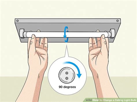Easy Ways To Change A Ceiling Light Bulb WikiHow