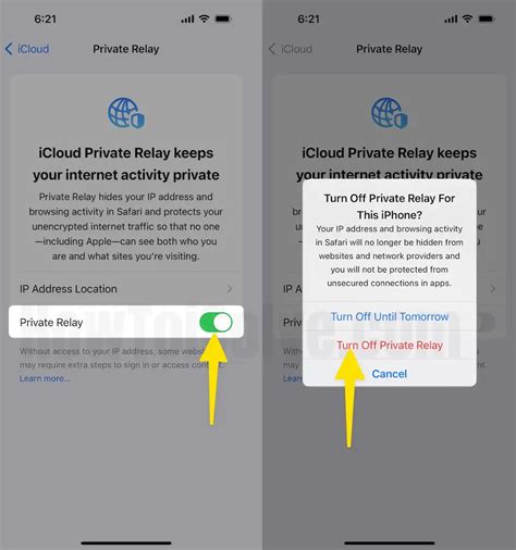 How To Enable Disable ICloud Private Relay On Mac IPhone Setup