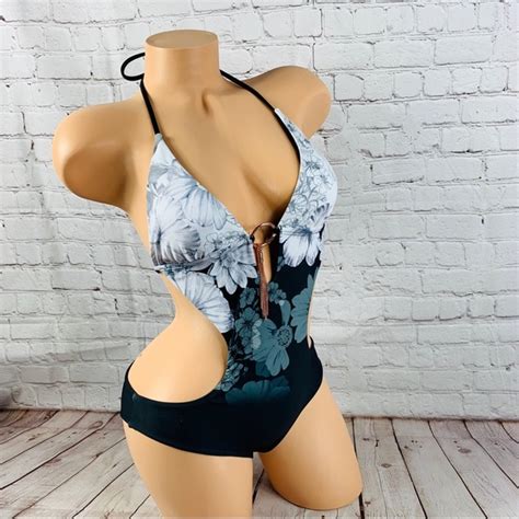 Swim Sexy Floral One Piece Swimsuit Monokini Poshmark