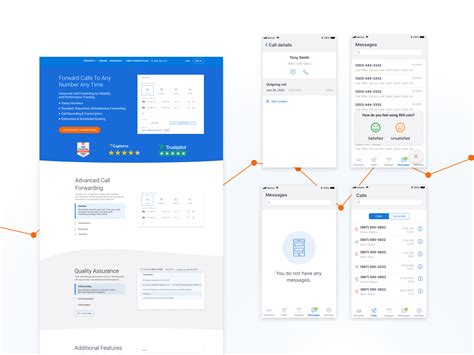 Telecommunications App UX UI Design Overview By Brainhub On Dribbble