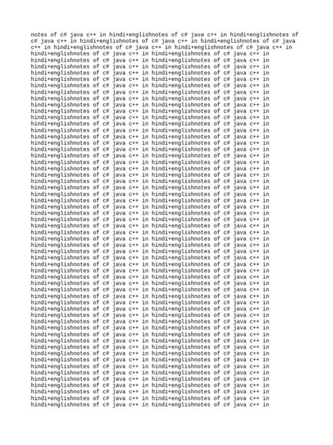 Codes For Of C Java C In Hindienglish Pdf C Sharp Programming Language Formal Methods