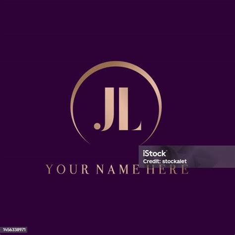 Jl 모노그램 로고 대문자 J 문자 L 장식 서명 문자 알파벳 이니셜 알파벳 J에 대한 스톡 벡터 아트 및 기타 이미지 알파벳 J 0명 개념 Istock