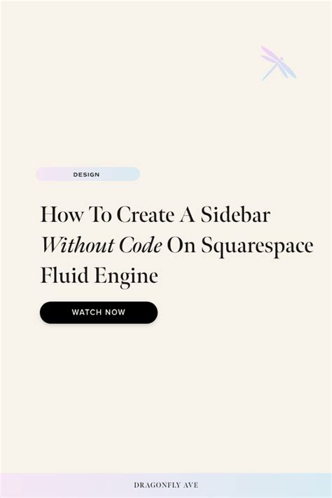 How To Create A Blog Sidebar Without Code On Squarespace Fluid Engine