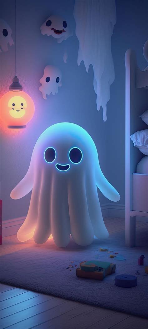 Cartoon Wallpaper Cute Ghost Iphone Wallpaper Cute Cartoon Ghost