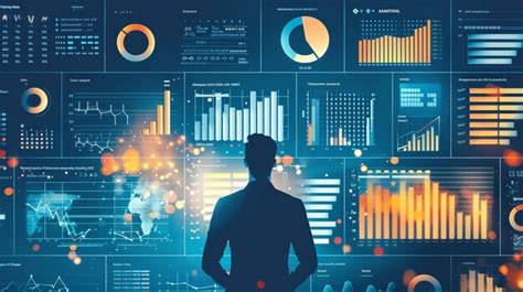 Complex Data Analysis And Data Visualization Screens Premium Ai