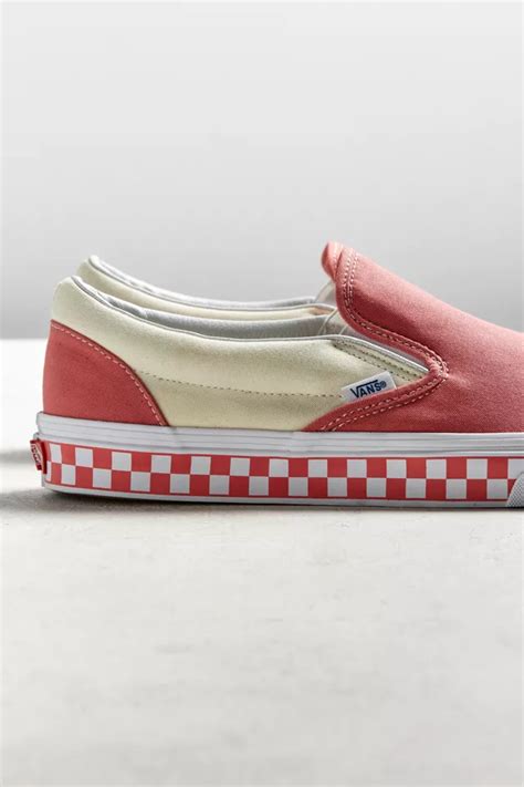 Vans Slip On Checkerboard Sidewall Sneaker Urban Outfitters
