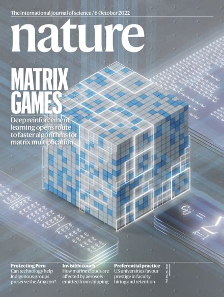 Deepminds Alphatensor Discovers New Matrix Multiplication Algorithm