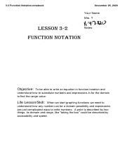 Understanding Function Notation Writing Equations And Course Hero