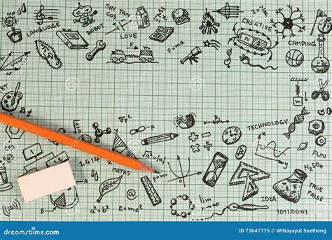 Stem Education Science Technology Engineering Mathematics Stock Image