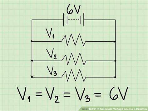 How To Calculate Voltage Across A Resistor With Pictures
