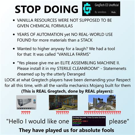 Started My First Gregtech Modpack And This Is All Ive Been Thinking Of R Feedthememes