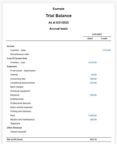 General Ledger Reports BC Bookkeeping Tutorials Dwmbeancounter Com