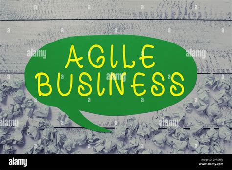 Conceptual Display Agile Business Business Approach Capability Of Adjusting Quickly To The
