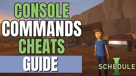 Schedule 1 How To Use Console Commands And Cheats Full List And Guide