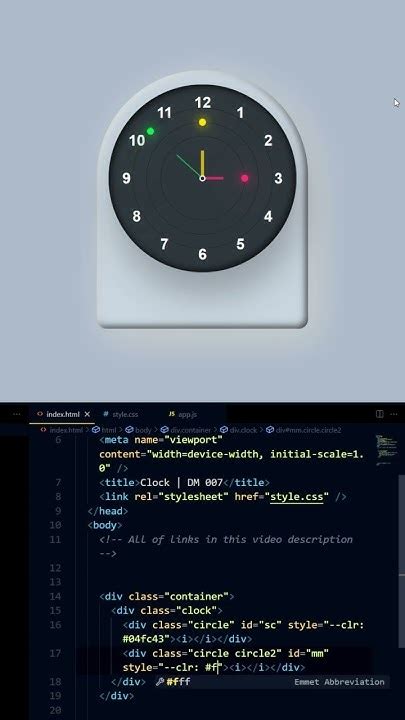 table clock js project css animation tableclock jsproject javascript animation