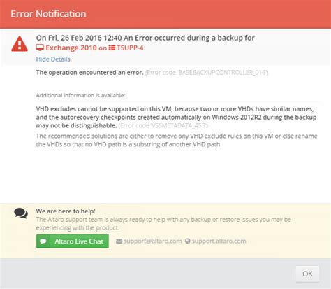 Vhd Excludes Cannot Be Supported On This Vm Because Two Or More Vhds Have Similar Names