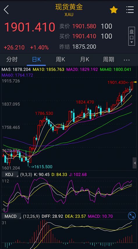 喜大普奔！现货金价成功突破千九关口！！财富号东方财富网
