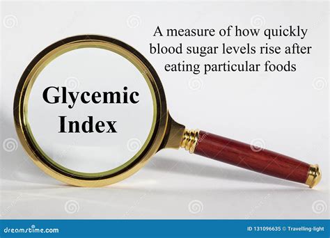 Glycemic Index Concept Stock Image Image Of Glycemic