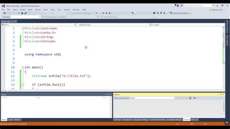 Reading C Input From A Filestream YouTube