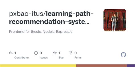 github pxbao itus learning path recommendation system frontend