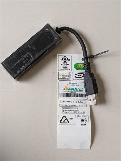 Conexant Rd02 D400 External 56k Usb Modem For Dell Nw147 Black Computers And Tech Parts