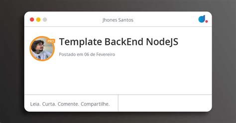 Template Backend Nodejs