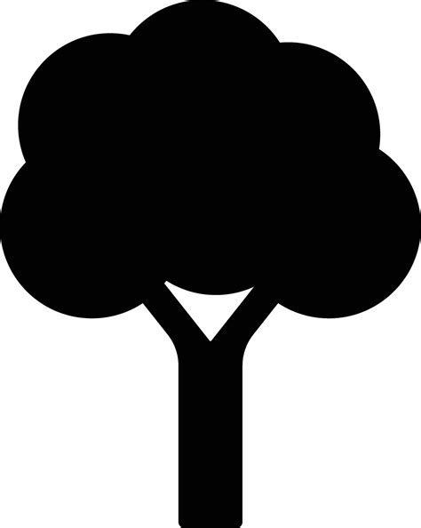 Black Tree Icon Isolated On White Background Forest Symbol 34849990 Vector Art At Vecteezy