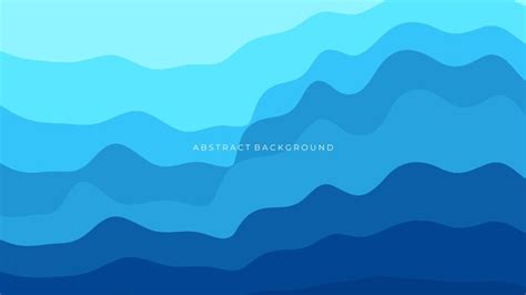 현대 블루 추상적인 배경 템플릿 프리미엄 벡터