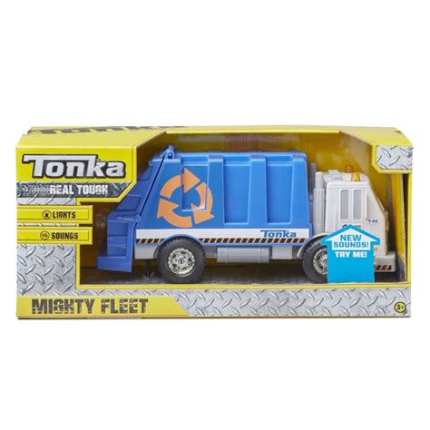 tonka rescue force garbage truck with lights and sound green sanitation dept 1 ct shipt