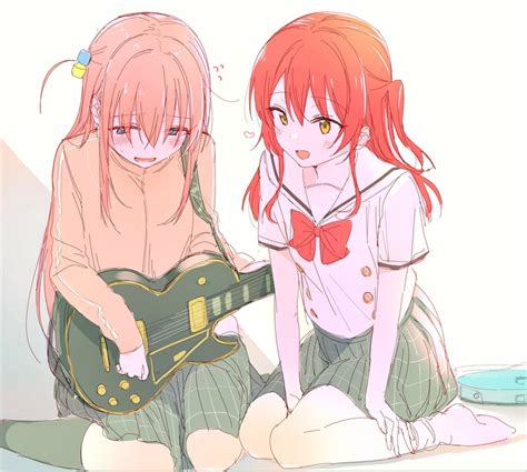 Gotou Hitori And Kita Ikuyo Bocchi The Rock Drawn By Kirisawasaki