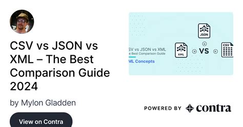 Csv Vs Json Vs Xml The Best Comparison Guide 2024 By Mylon Gladden Csv Vs Json Vs Xml The Best Comparison Guide 2024 By Mylon Gladden