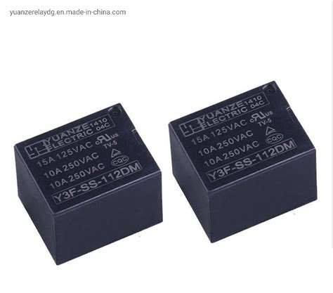 12v 1 Form A5 Pins 15a 036w Y3f Ss 112dm Yuanze Power Relay For