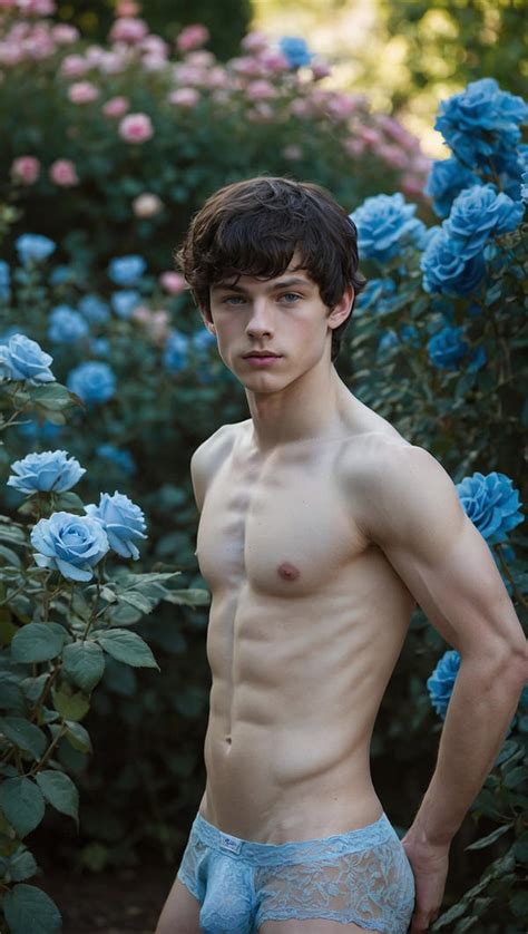 Light Blue Roses Lingerie Twink By Brycecreative On Deviantart